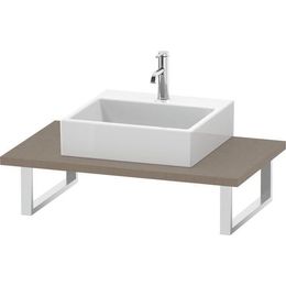 Duravit L-Cube Konsole Leinen Matt 800x550x30 mm - LC106C07575 LC106C07575