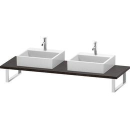 Duravit L-Cube Konsole Eiche dunkel geb&uuml;rstet Matt 800x550x30 mm - LC107C07272 LC107C07272