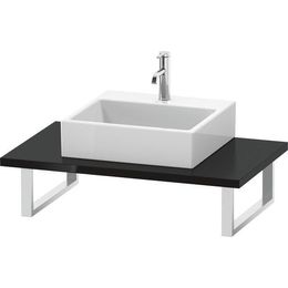 Duravit L-Cube Konsole Schwarz Hochglanz 800x550x30 mm - LC106C04040 LC106C04040
