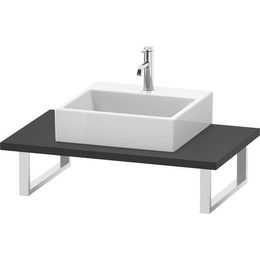 Duravit L-Cube Konsole Graphit Supermatt 800x550x30 mm - LC106C08080 LC106C08080