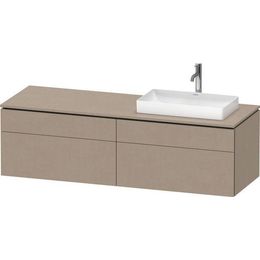 Duravit L-Cube Konsolenwaschtischunterbau wandh&auml;ngend Leinen Matt 1620x550x482 mm - LC4871R75750000 LC4871R75750000