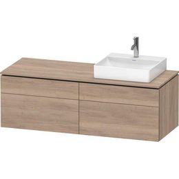 Duravit L-Cube Konsolen-Waschtischunterbau wandh&auml;ngend 1420x550x482 Az 2 Ei LC4870R55550000