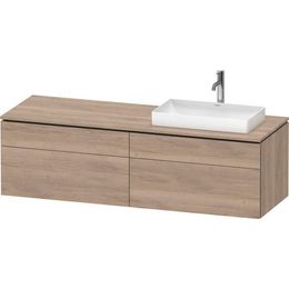 Duravit L-Cube Konsolen-Waschtischunterbau wandh&auml;ngend 1620x550x482 Az 2 Ei mr Mt LC4871R55550000
