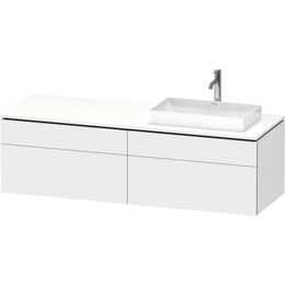 Duravit L-Cube Konsolenwaschtischunterbau wandh&auml;ngend Wei&szlig; Matt 1620x550x482 mm - LC4871R18180000 LC4871R18180000