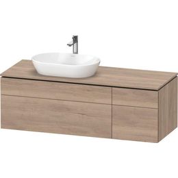 Duravit L-Cube Konsolen-Waschtischunterbau wandh&auml;ngend 1420x550x482 Az 2 Ei mr Mt LC4877055550000