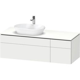 Duravit L-Cube Konsolenwaschtischunterbau wandh&auml;ngend Wei&szlig; Matt 1420x550x482 mm - LC4877018180000 LC4877018180000