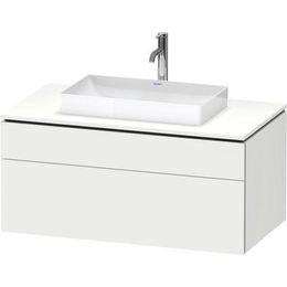Duravit L-Cube Konsolenwaschtischunterbau wandh&auml;ngend Wei&szlig; Supermatt 1020x550x482 mm - LC48810848400 LC4881084840000