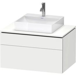 Duravit L-Cube Konsolenwaschtischunterbau wandh&auml;ngend Wei&szlig; Matt 820x550x482 mm - LC4880018180000 LC4880018180000