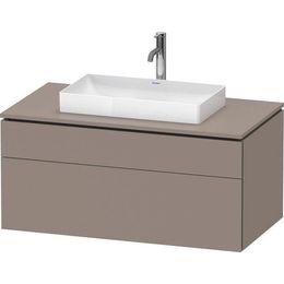 Duravit L-Cube Konsolenwaschtischunterbau wandh&auml;ngend Basalt Matt 1020x550x482 mm - LC4881043430000 LC4881043430000