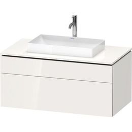 Duravit L-Cube Konsolenwaschtischunterbau wandh&auml;ngend Wei&szlig; Hochglanz 1020x550x482 mm - LC48810222200 LC4881022220000