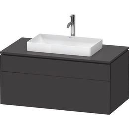 Duravit L-Cube Konsolenwaschtischunterbau wandh&auml;ngend Graphit Supermatt 1020x550x482 mm - LC48810808 LC4881080800000
