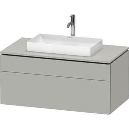 Duravit L-Cube Konsolenwaschtischunterbau wandh&auml;ngend Betongrau Matt 1020x550x482 mm - LC48810070700 LC4881007070000
