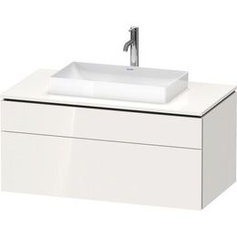 Duravit L-Cube Konsolenwaschtischunterbau wandh&auml;ngend Wei&szlig; Hochglanz 1020x550x482 mm - LC48810858500 LC4881085850000