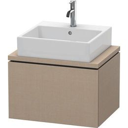 Duravit L-Cube Konsolenwaschtischunterbau wandh&auml;ngend Leinen Matt 620x477x400 mm - LC580007575 LC580007575