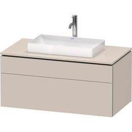 Duravit L-Cube Konsolenwaschtischunterbau wandh&auml;ngend Taupe Supermatt 1020x550x482 mm - LC4881083830 LC4881083830000