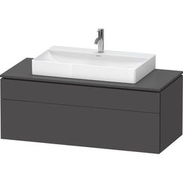 Duravit L-Cube Konsolenwaschtischunterbau wandh&auml;ngend Graphit Matt 1220x550x482 mm - LC4882049490000 LC4882049490000