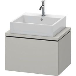 Duravit L-Cube Konsolenwaschtischunterbau wandh&auml;ngend Betongrau Matt 620x477x400 mm - LC580000707 LC580000707