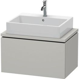 Duravit L-Cube Konsolenwaschtischunterbau wandh&auml;ngend Betongrau Matt 720x477x400 mm - LC580100707 LC580100707