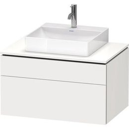 Duravit L-Cube Konsolenwaschtischunterbau wandh&auml;ngend Wei&szlig; Supermatt 820x550x482 mm - LC488008484000 LC4880084840000