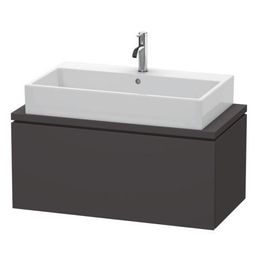 Duravit L-Cube Konsolenwaschtischunterbau wandh&auml;ngend Graphit Supermatt 920x477x400 mm - LC580308080 LC580308080