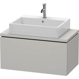 Duravit L-Cube Konsolenwaschtischunterbau wandh&auml;ngend Betongrau Matt 820x477x400 mm - LC580200707 LC580200707
