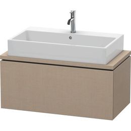 Duravit L-Cube Konsolenwaschtischunterbau wandh&auml;ngend Leinen Matt 920x477x400 mm - LC580307575 LC580307575