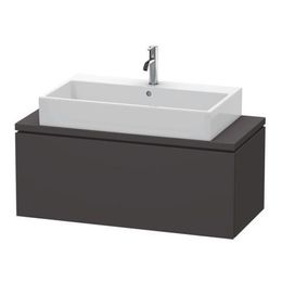 Duravit L-Cube Konsolenwaschtischunterbau wandh&auml;ngend Graphit Supermatt 1020x477x400 mm - LC58040808 LC580408080