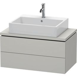 Duravit L-Cube Konsolenwaschtischunterbau wandh&auml;ngend Betongrau Matt 820x477x400 mm - LC580700707 LC580700707