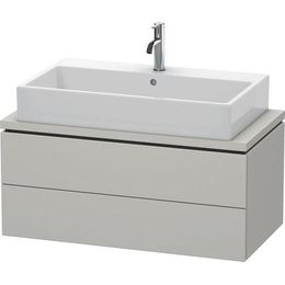 Duravit L-Cube Konsolenwaschtischunterbau wandh&auml;ngend Betongrau Matt 920x477x400 mm - LC580800707 LC580800707