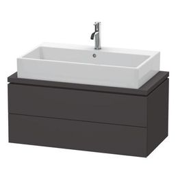 Duravit L-Cube Konsolenwaschtischunterbau wandh&auml;ngend Graphit Supermatt 920x477x400 mm - LC580808080 LC580808080