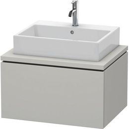 Duravit L-Cube Konsolenwaschtischunterbau wandh&auml;ngend Betongrau Matt 720x547x400 mm - LC581100707 LC581100707