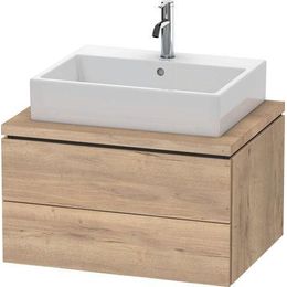 Duravit L-Cube Konsolen-Waschtischunterbau wandh&auml;ngend 720x547x400 Front: Ei LC581605555