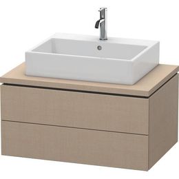 Duravit L-Cube Konsolenwaschtischunterbau wandh&auml;ngend Leinen Matt 820x547x400 mm - LC581707575 LC581707575