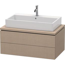 Duravit L-Cube Konsolenwaschtischunterbau wandh&auml;ngend Leinen Matt 920x547x400 mm - LC581807575 LC581807575