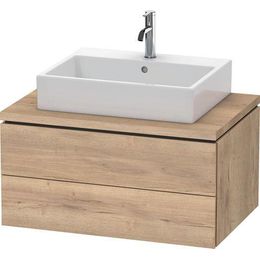 Duravit L-Cube Konsolen-Waschtischunterbau wandh&auml;ngend 820x547x400 Front: Ei LC581705555