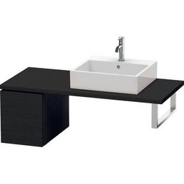 Duravit L-Cube Unterschrank f&uuml;r Konsole Eiche Schwarz Matt 320x547x400 mm - LC583001616 LC583001616