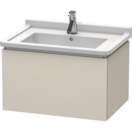 Duravit L-Cube Waschtischunterbau wandh&auml;ngend Taupe Supermatt 670x469x408 mm - LC616408383 LC616408383