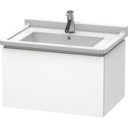 Duravit L-Cube Waschtischunterbau wandh&auml;ngend Wei&szlig; Supermatt 670x469x408 mm - LC616408484 LC616408484