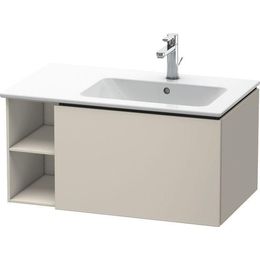 Duravit L-Cube Waschtischunterbau wandh&auml;ngend Taupe Supermatt 820x481x400 mm - LC619208383 LC619208383