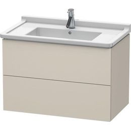 Duravit L-Cube Waschtischunterbau wandh&auml;ngend Taupe Supermatt 820x469x558 mm - LC626508383 LC626508383