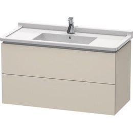 Duravit L-Cube Waschtischunterbau wandh&auml;ngend Taupe Supermatt 1020x469x558 mm - LC626608383 LC626608383