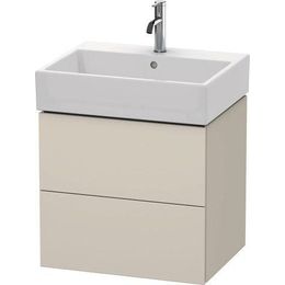 Duravit L-Cube Waschtischunterbau wandh&auml;ngend Taupe Supermatt 584x459x544 mm - LC627508383 LC627508383