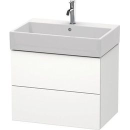 Duravit L-Cube Waschtischunterbau wandh&auml;ngend Wei&szlig; Supermatt 684x459x544 mm - LC627608484 LC627608484