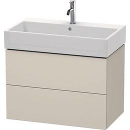 Duravit L-Cube Waschtischunterbau wandh&auml;ngend Taupe Supermatt 784x459x544 mm - LC627708383 LC627708383