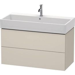 Duravit L-Cube Waschtischunterbau wandh&auml;ngend Taupe Supermatt 984x459x544 mm - LC627808383 LC627808383