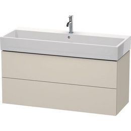Duravit L-Cube Waschtischunterbau wandh&auml;ngend Taupe Supermatt 1184x459x544 mm - LC627908383 LC627908383