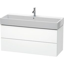 Duravit L-Cube Waschtischunterbau wandh&auml;ngend Wei&szlig; Supermatt 1184x459x544 mm - LC627908484 LC627908484