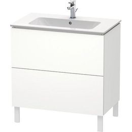 Duravit L-Cube Waschtischunterbau bodenstehend Wei&szlig; Supermatt 820x481x704 mm - LC662608484 LC662608484