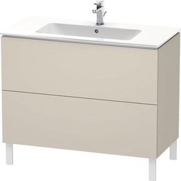 Duravit L-Cube Waschtischunterbau bodenstehend Taupe Supermatt 1020x481x704 mm - LC662708383 LC662708383