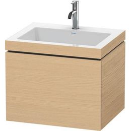 Duravit L-Cube c-bonded Set wandh&auml;ngend Natur Eiche Matt 600x480x500 mm - LC6916O3030 LC6916O3030